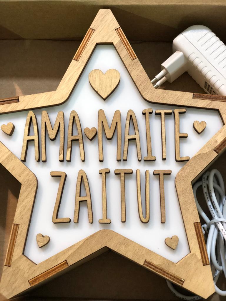 Lámpara Día de la Madre AMA MAITE ZAITUT – Mofletes